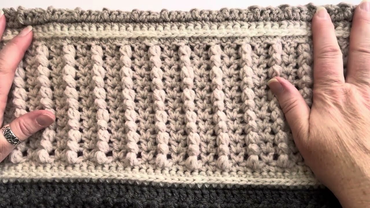 Learn How to Crochet the Puff Stitch Columns Stitch Pattern ...