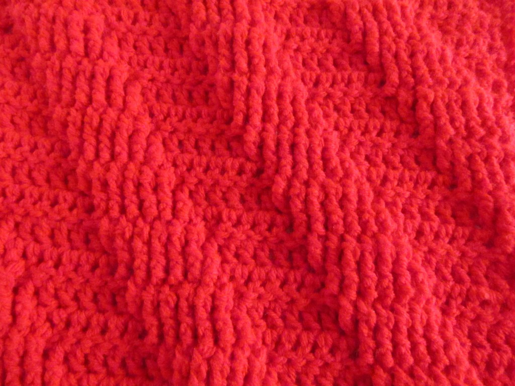 Mountain Ridges Textured Afghan Square Free Crochet Pattern ...