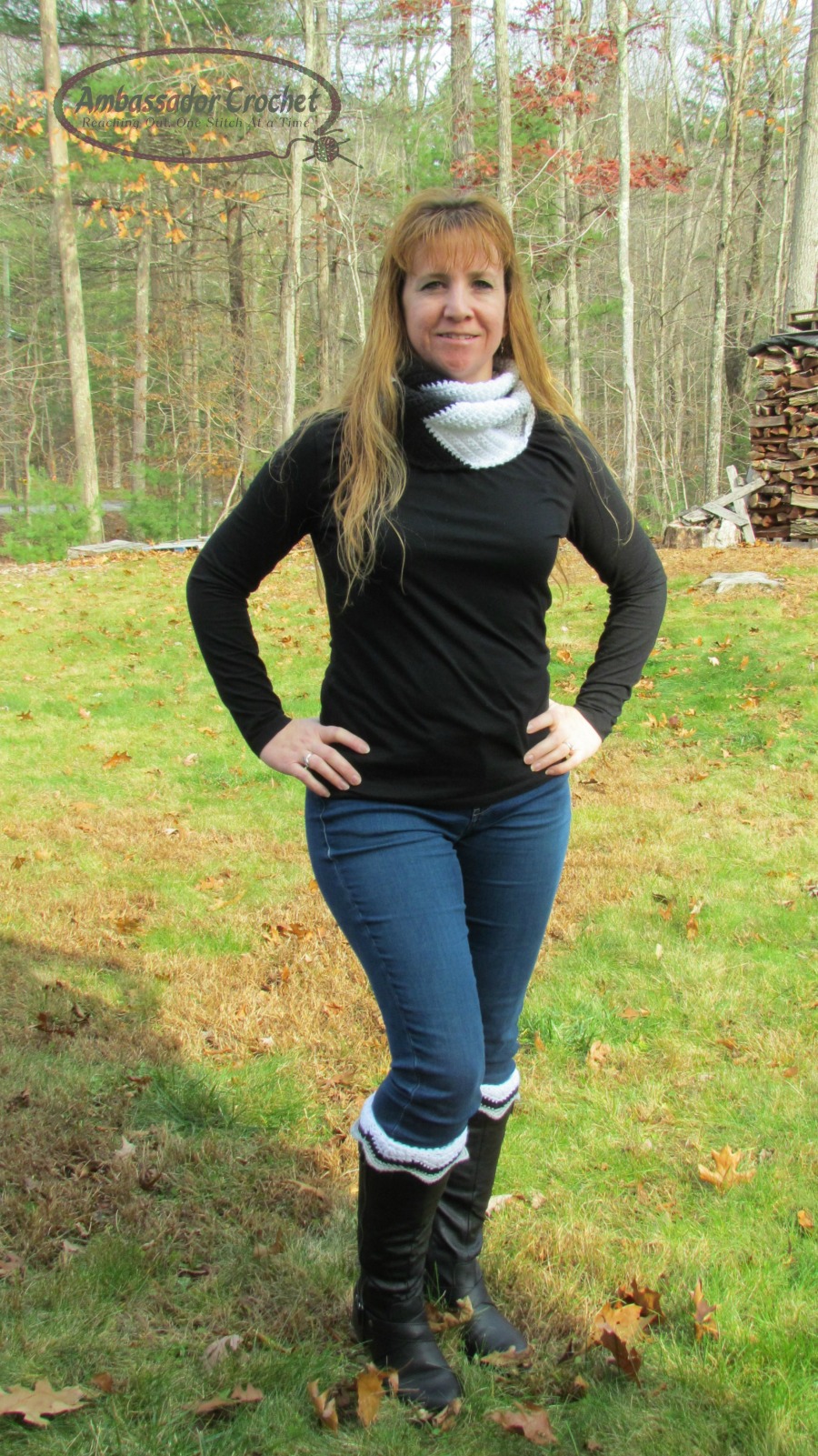 Chevron Infinity Scarf & Boot Cuffs Pattern - Ambassador Crochet