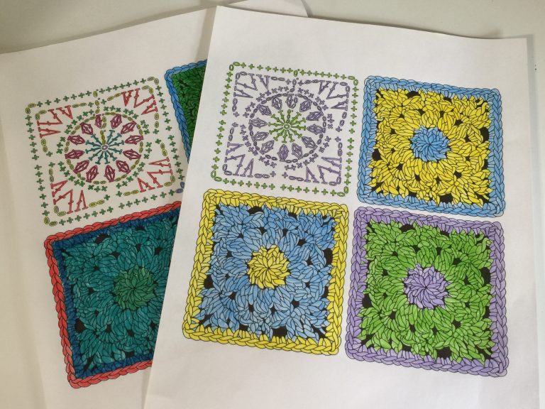 Free Crochet Coloring Pages - Ambassador Crochet