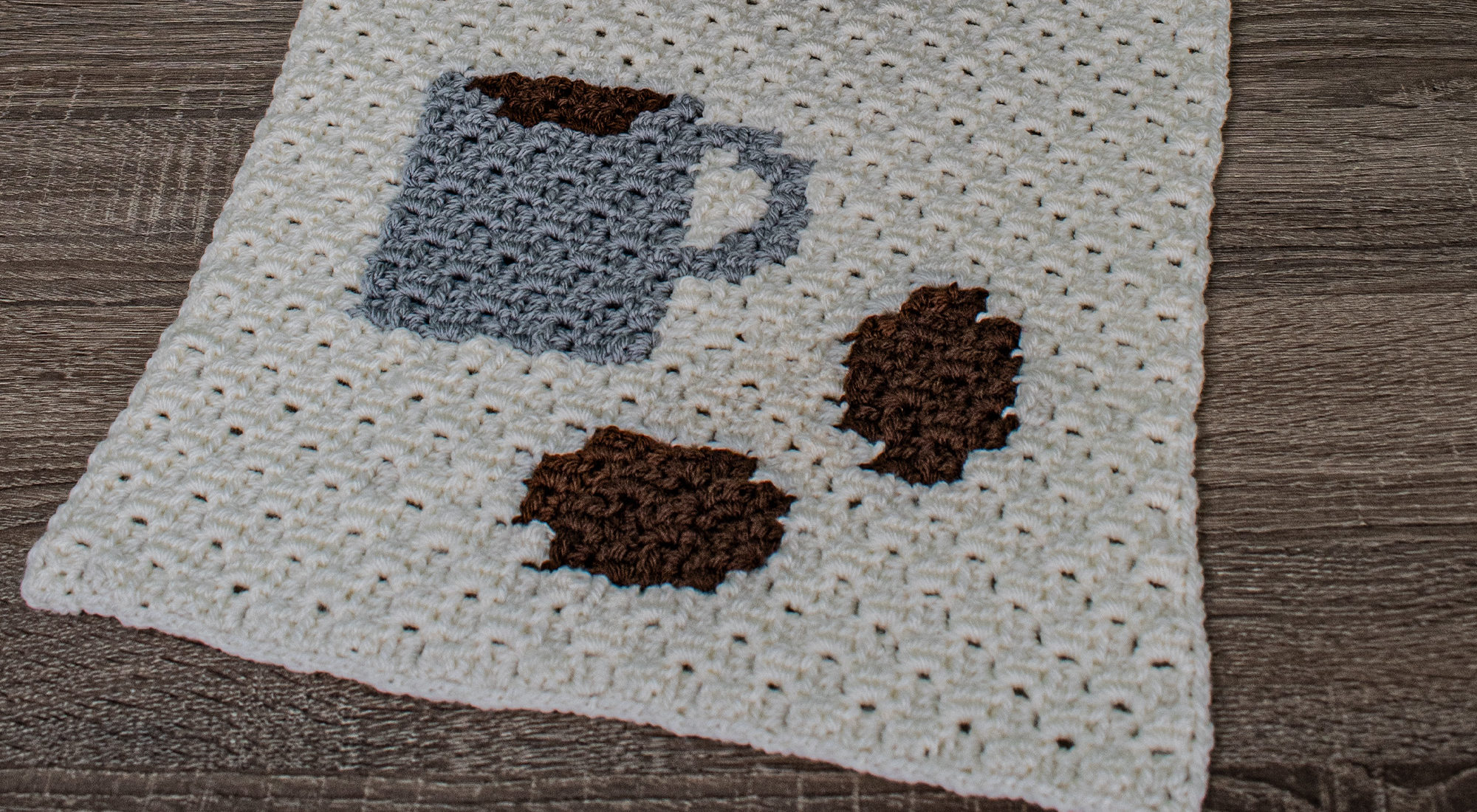 Corner to Corner Coffee Blanket Square - Ambassador Crochet