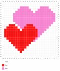 Hearts Square - Free C2C Crochet Pattern - Ambassador Crochet