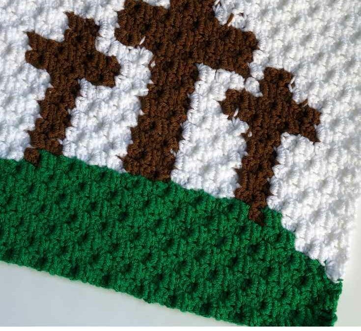 Easter Crosses - Free c2c Crochet Pattern - Ambassador Crochet