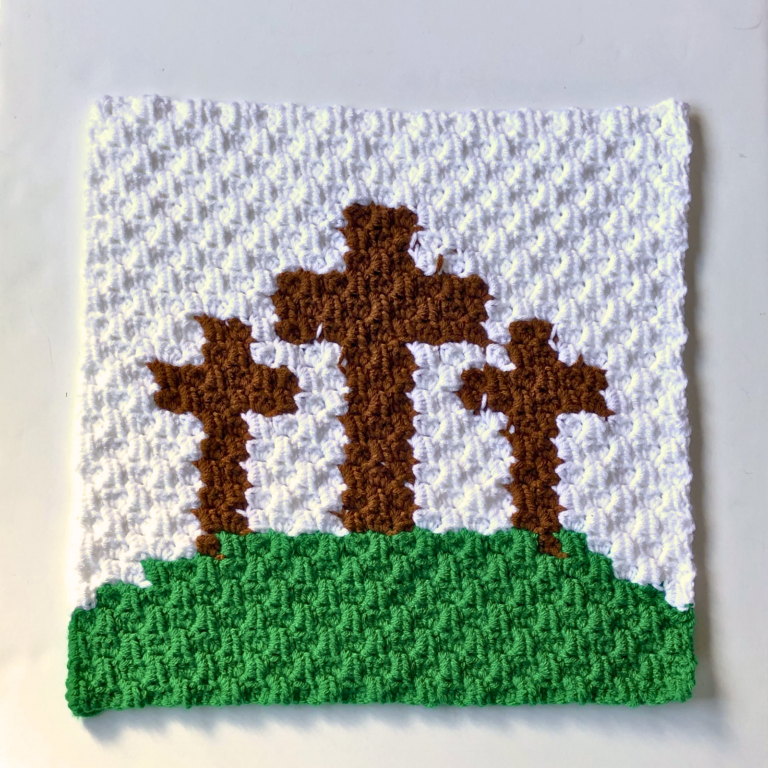 Easter Crosses - Free c2c Crochet Pattern - Ambassador Crochet