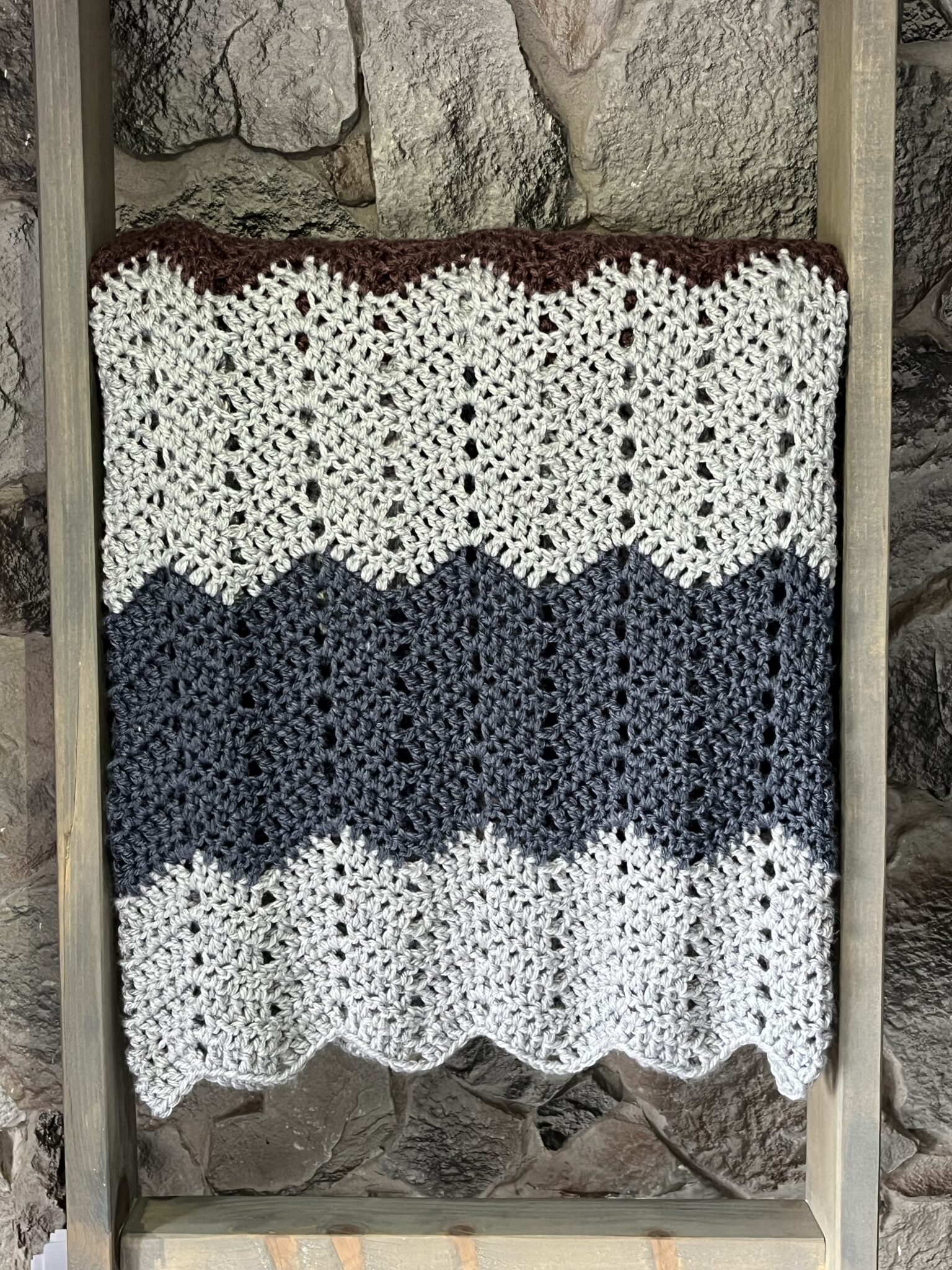 Easy Crochet Ripple Blanket Pattern {Free} - Ambassador Crochet