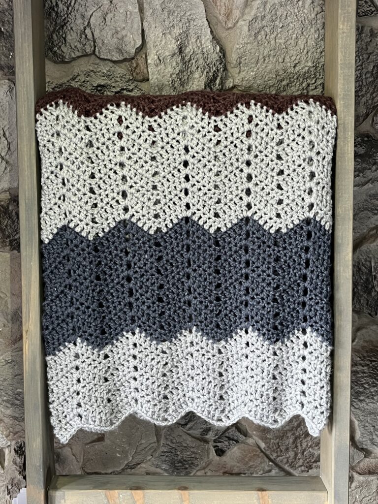 Easy Crochet Ripple Blanket Pattern {Free} - Ambassador Crochet