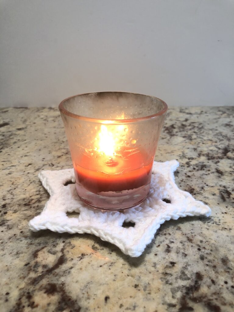 Star Candle Trivet - Free Crochet Pattern - Ambassador Crochet