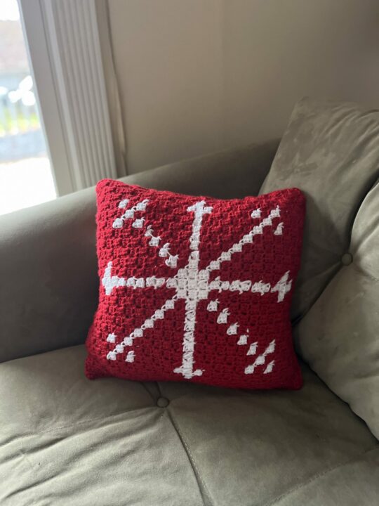 Snowflake Square - Free C2C Crochet Pattern - Ambassador Crochet