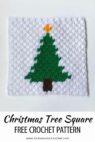 Christmas Tree Blanket Square Crochet Pattern - Ambassador Crochet