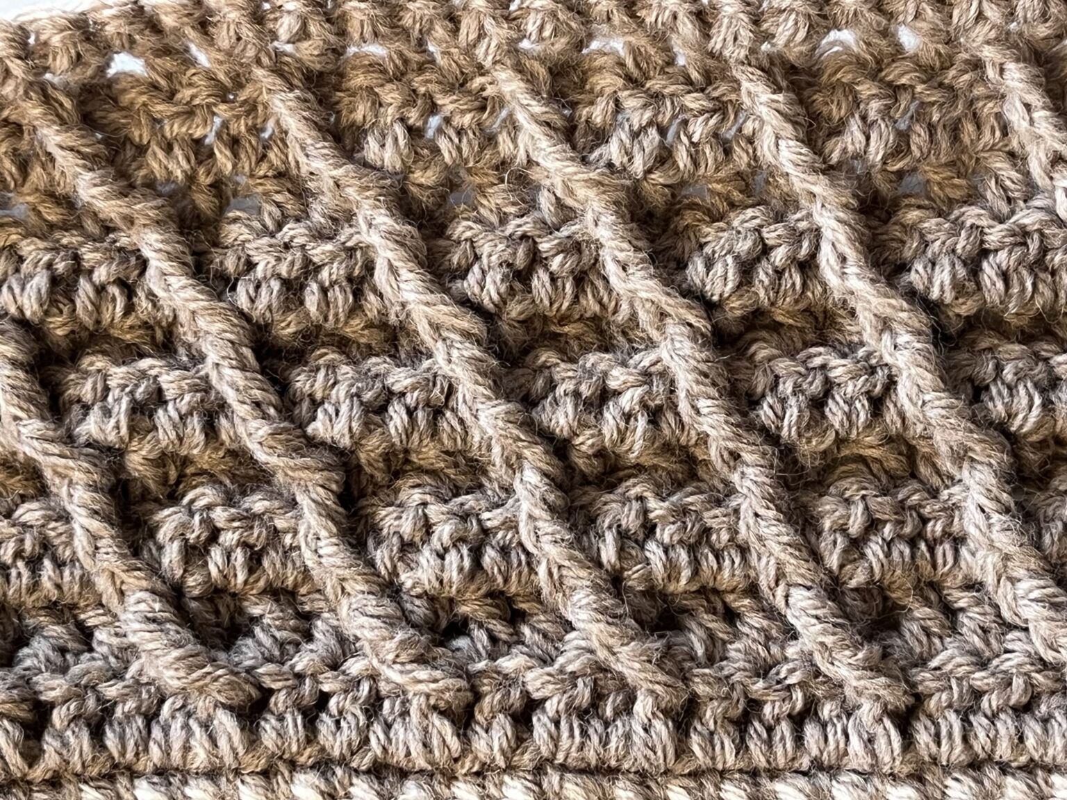 How to Crochet the Diagonal Lattice Crochet Stitch - Ambassador Crochet
