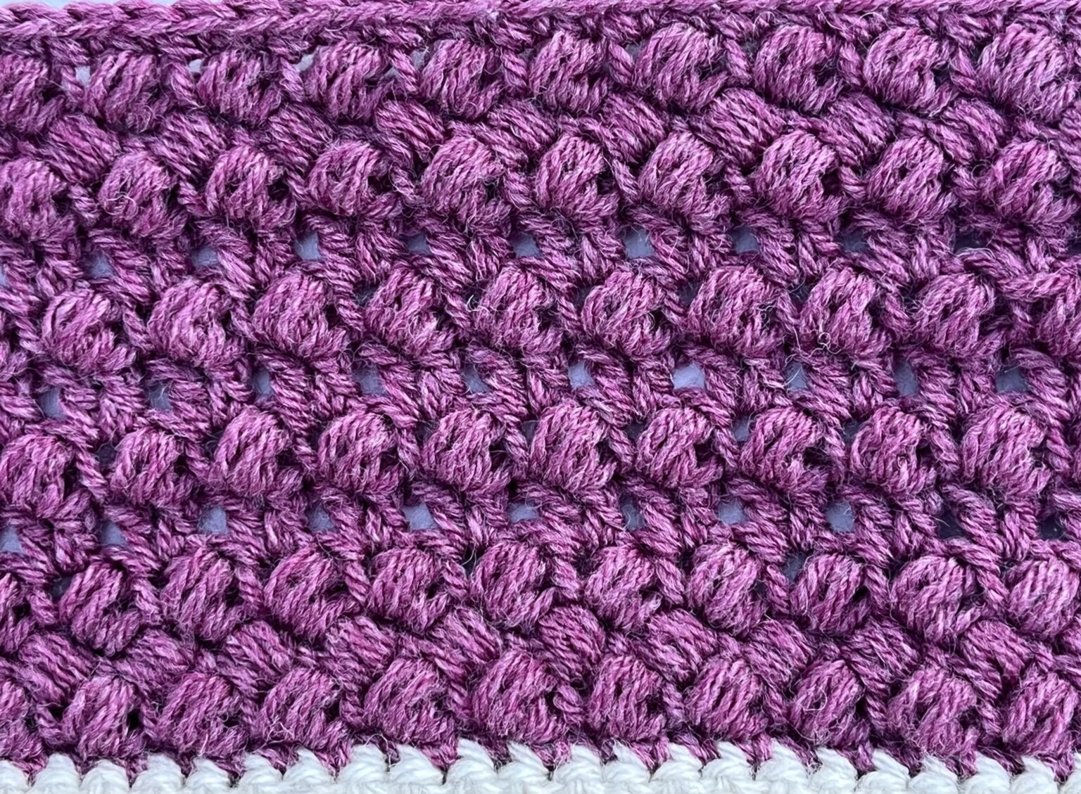 How to Work the Crochet Bean Stitch with Alternating Dc Rows ...
