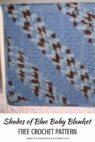 Shades of Blue Baby Blanket - Free c2c Crochet Pattern - Ambassador Crochet