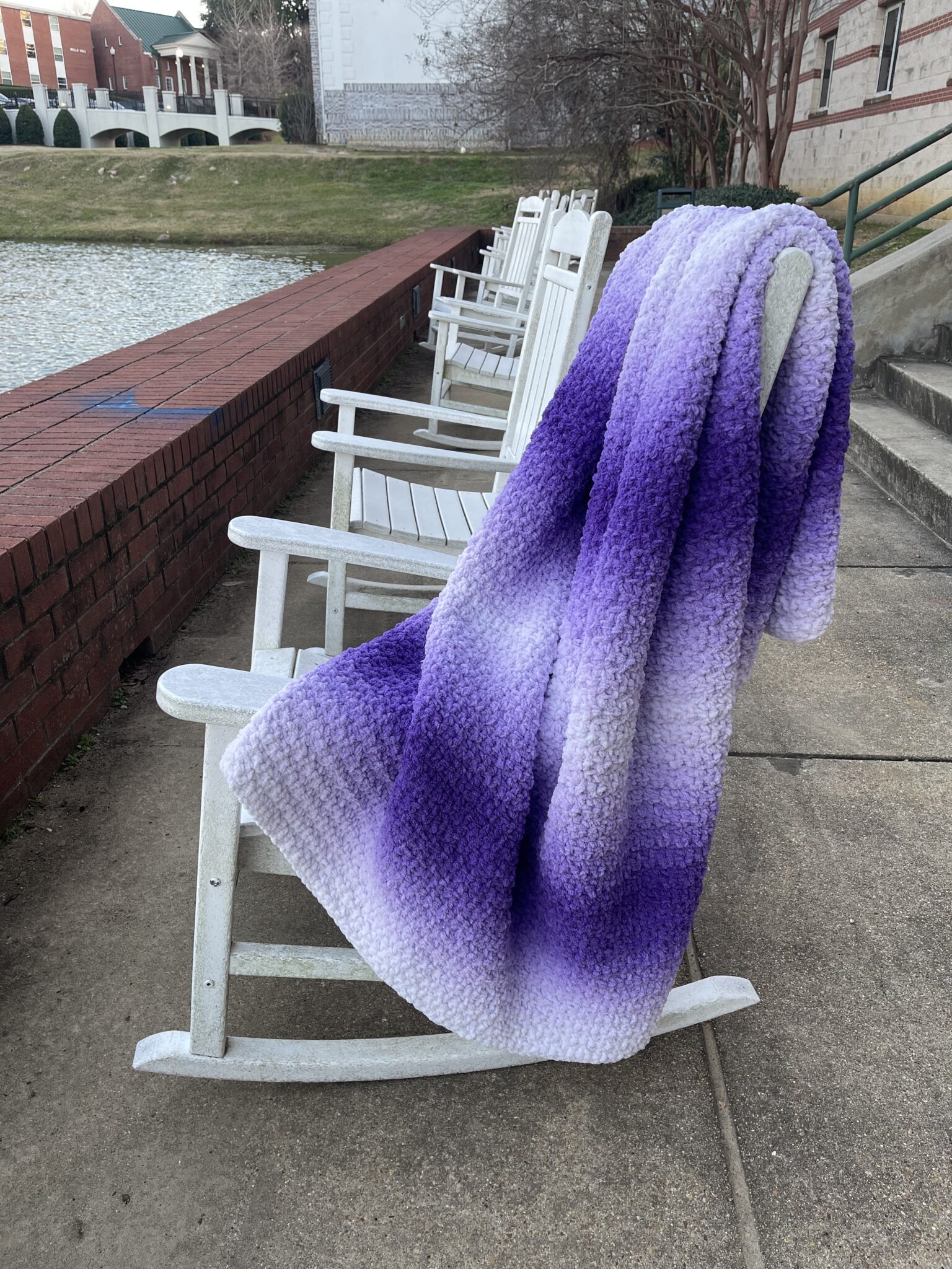 Make this Easy Chenille Blanket with the Candy Shoppe Dreams Crochet ...