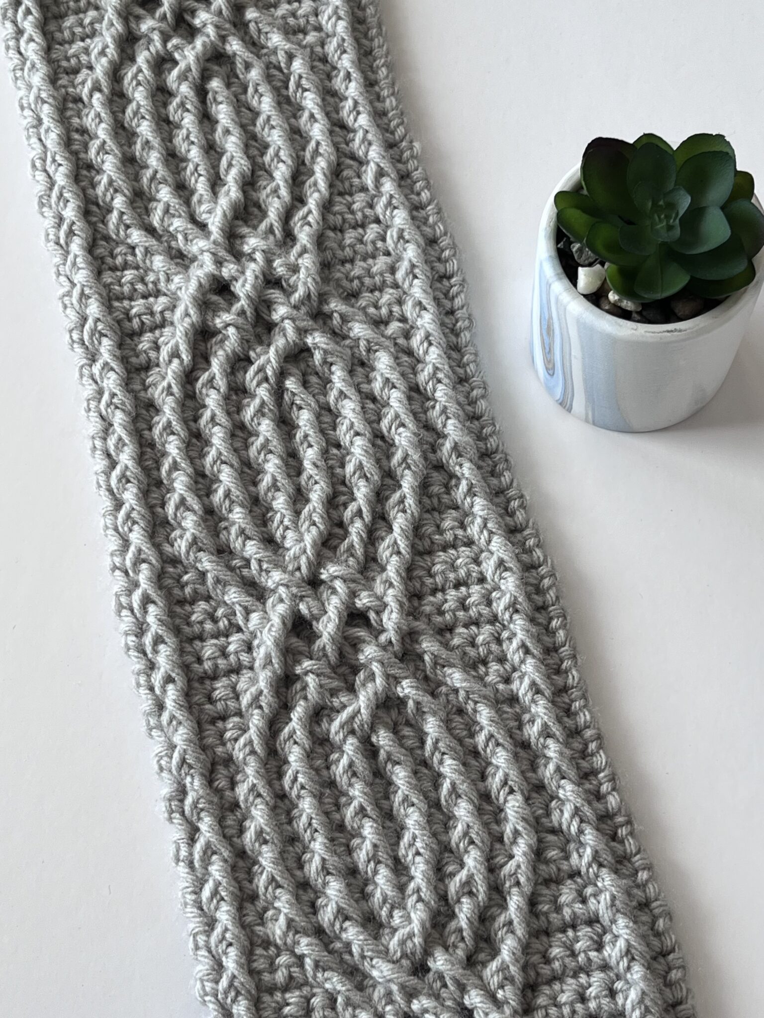 Learn How to Crochet the Cathedral Crossing Cable Pattern - Ambassador ...