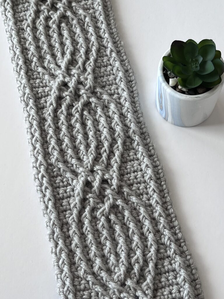 Learn How to Crochet the Cathedral Crossing Cable Pattern - Ambassador ...